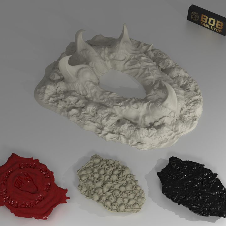 3D Printable Claw pit lizardfolk by Bob Tabletop