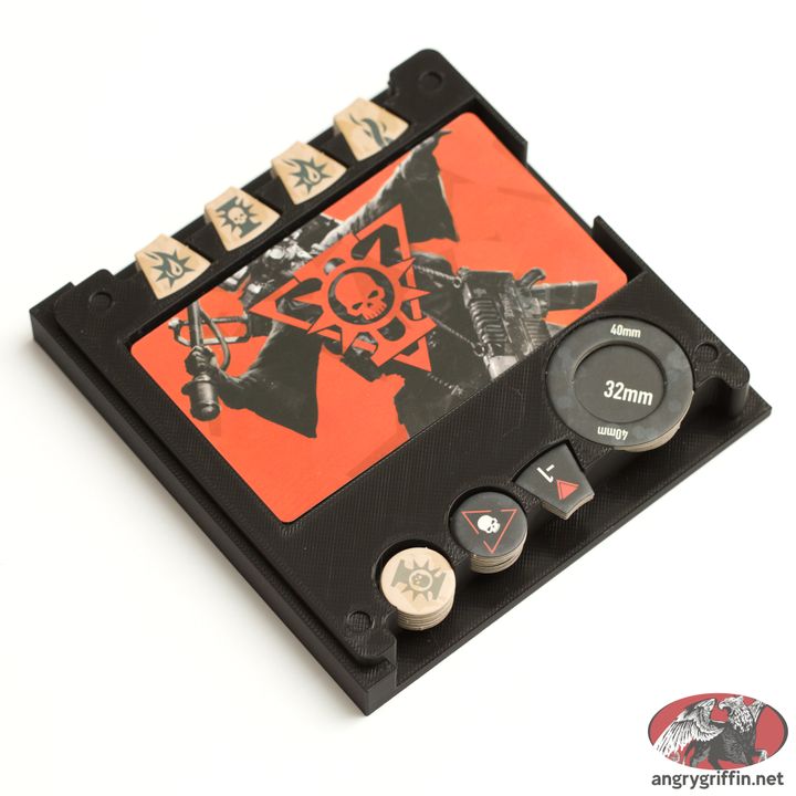 3D Printable Kill Team Organiser STL: Sanctifiers (Zeal) by Jim