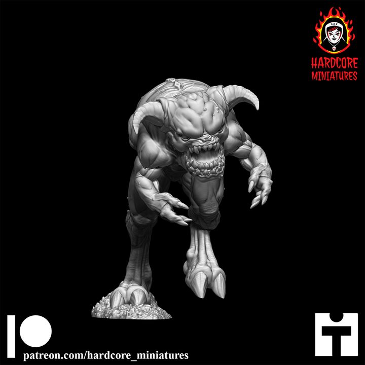 3D Printable Pink Demons Set by Hardcore Miniatures