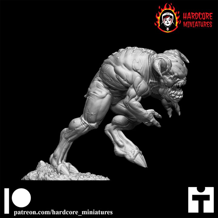 3D Printable Pink Demons Set by Hardcore Miniatures