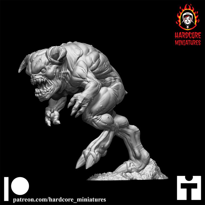 3D Printable Pink Demons Set by Hardcore Miniatures