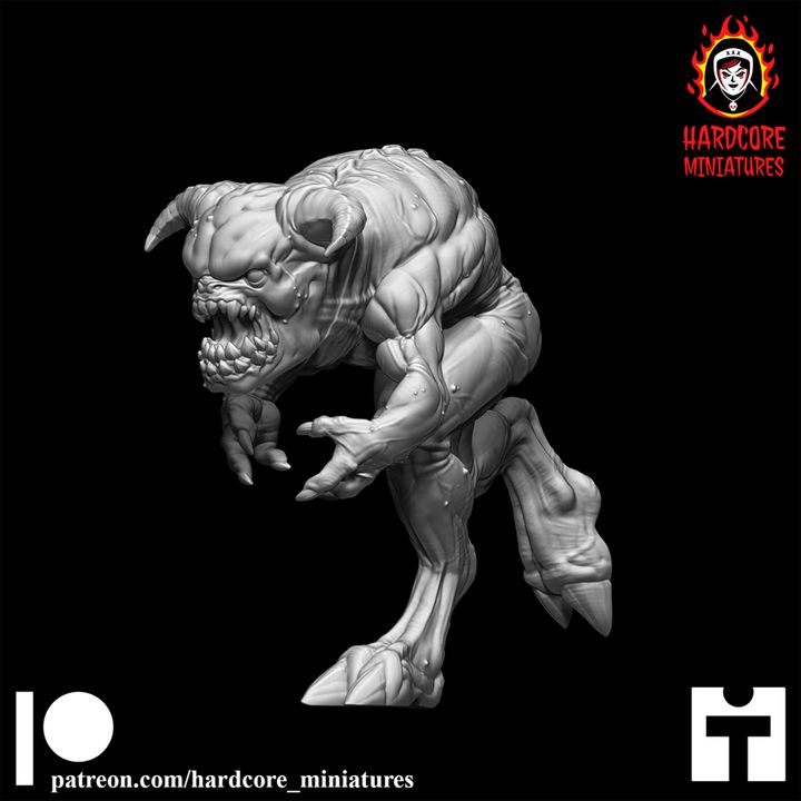 3D Printable Pink Demons Set by Hardcore Miniatures