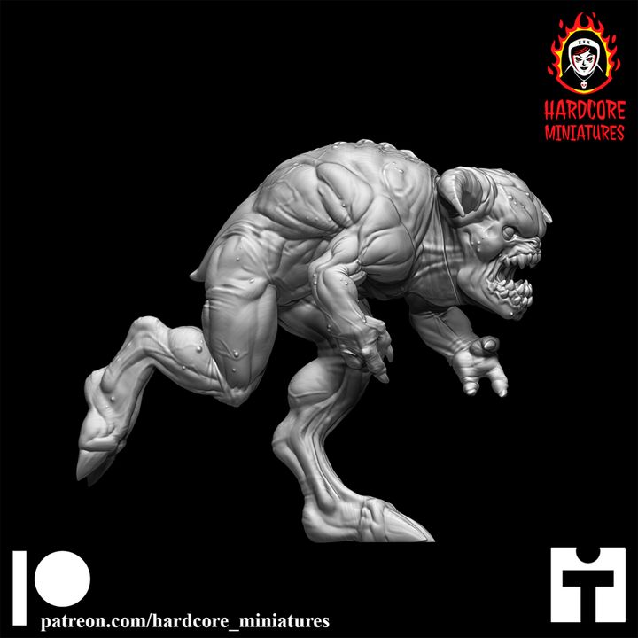 3D Printable Pink Demons Set by Hardcore Miniatures