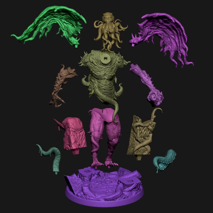 3D Printable Cult of Cthulhu - Miniatures + Terrain Collection by NS ...