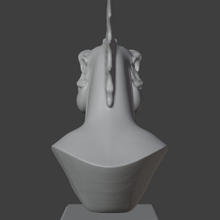 3D Printable Chasmosaurus Head Bust 3D STL Printable - 3D Model STL by ...