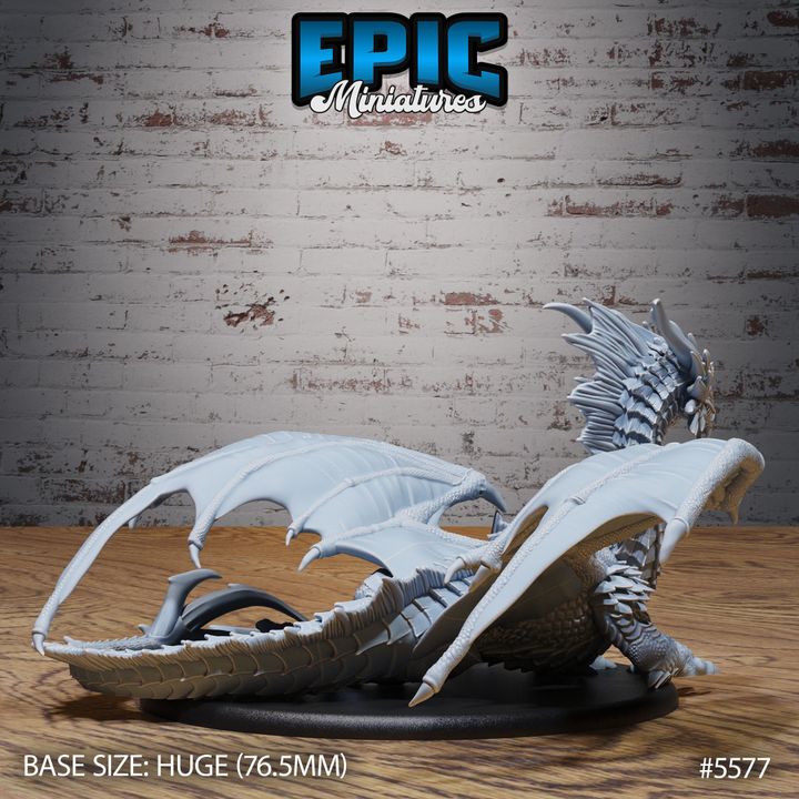 3D Printable Two Headed Dragon Set / Legendary Drake / Mountain Monster ...