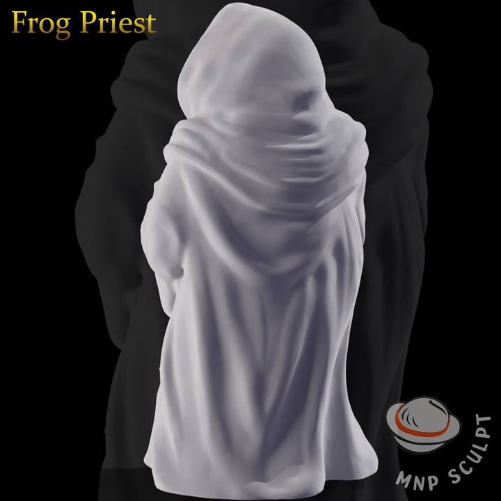 3D Printable Frog (Grung) Priest by MNP Sculpt