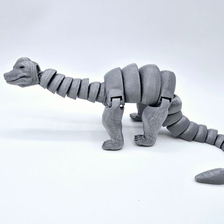 3D Printable Flexi Brachiosaurus May Exclusive by Fillifuu