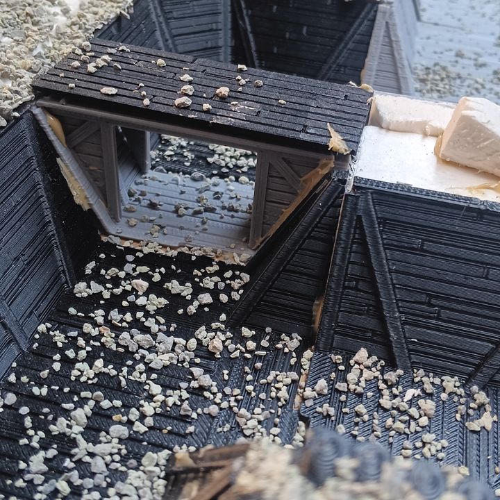 3D Printable Trench of Death #1 by BlackSheepScenery