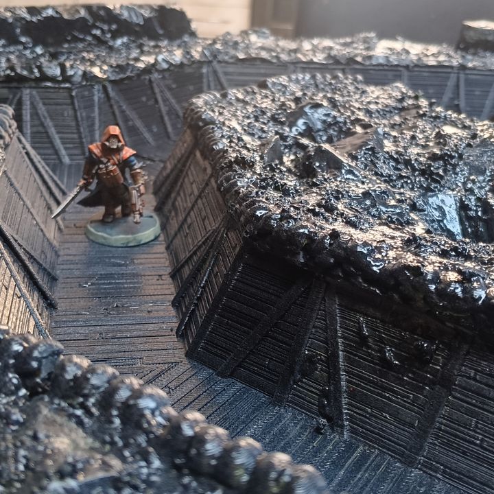 3D Printable Trench of Death #1 by BlackSheepScenery