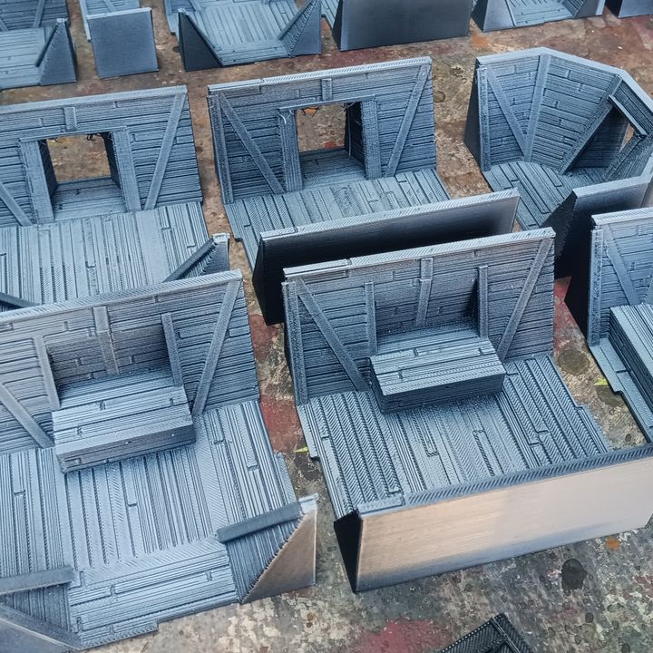 3D Printable Trench of Death #1 by BlackSheepScenery