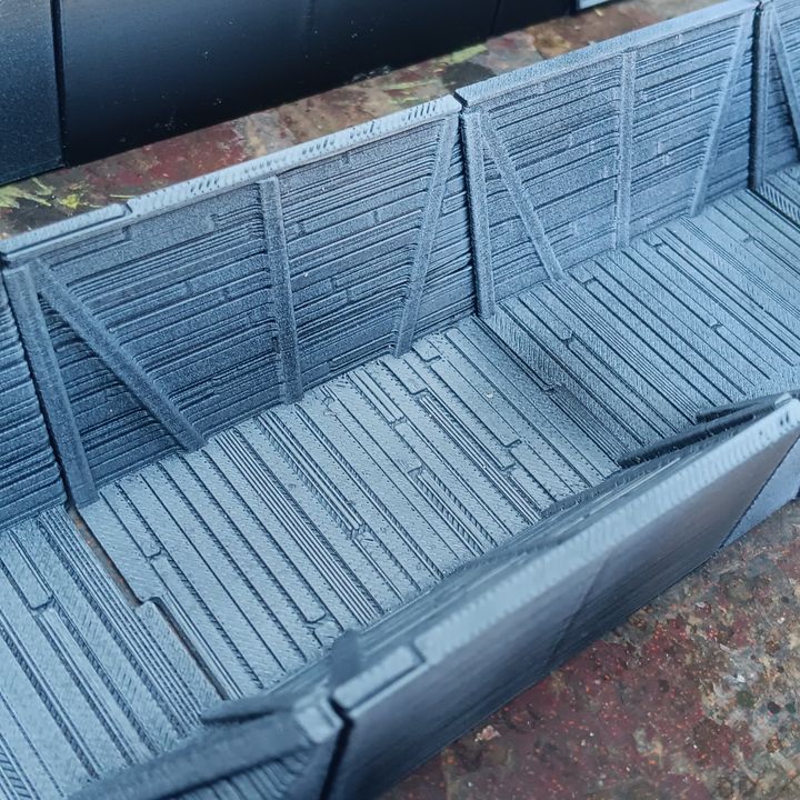 3D Printable Trench of Death #1 by BlackSheepScenery