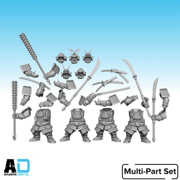 3D Printable Ogre Samurai by Wargames Atlantic