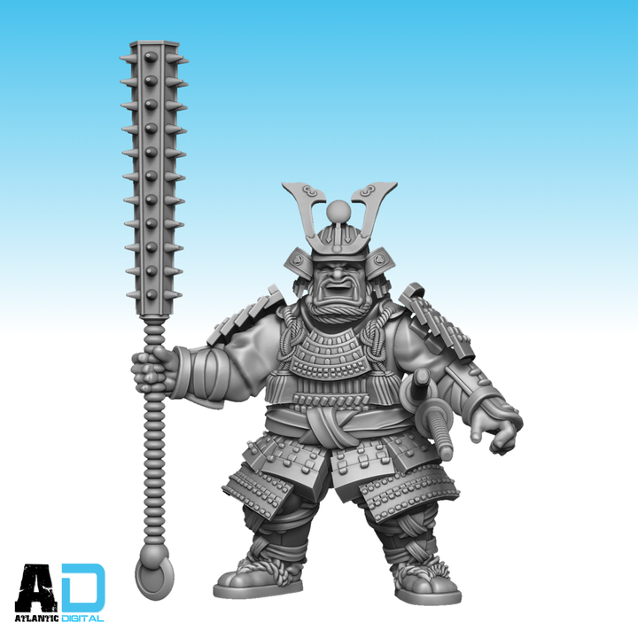 3D Printable Ogre Samurai by Wargames Atlantic