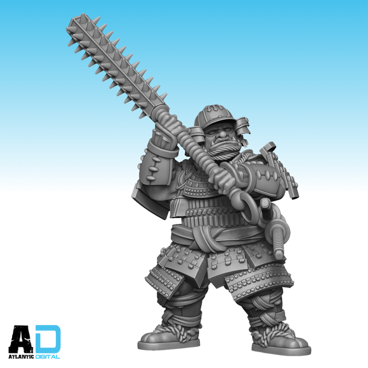 3D Printable Ogre Samurai by Wargames Atlantic