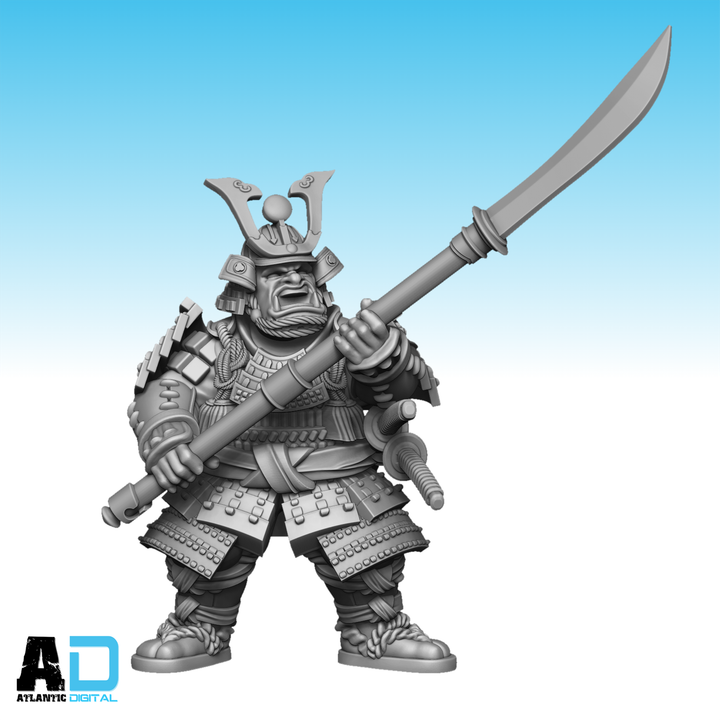 3D Printable Ogre Samurai by Wargames Atlantic
