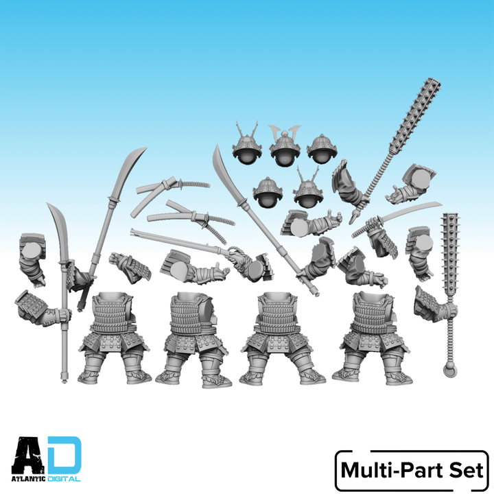 3D Printable Ogre Samurai by Wargames Atlantic