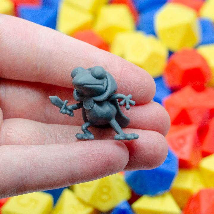 3D Printable The Frogue! (Frog Rogue - Hooded & Unhooded versions) by ...