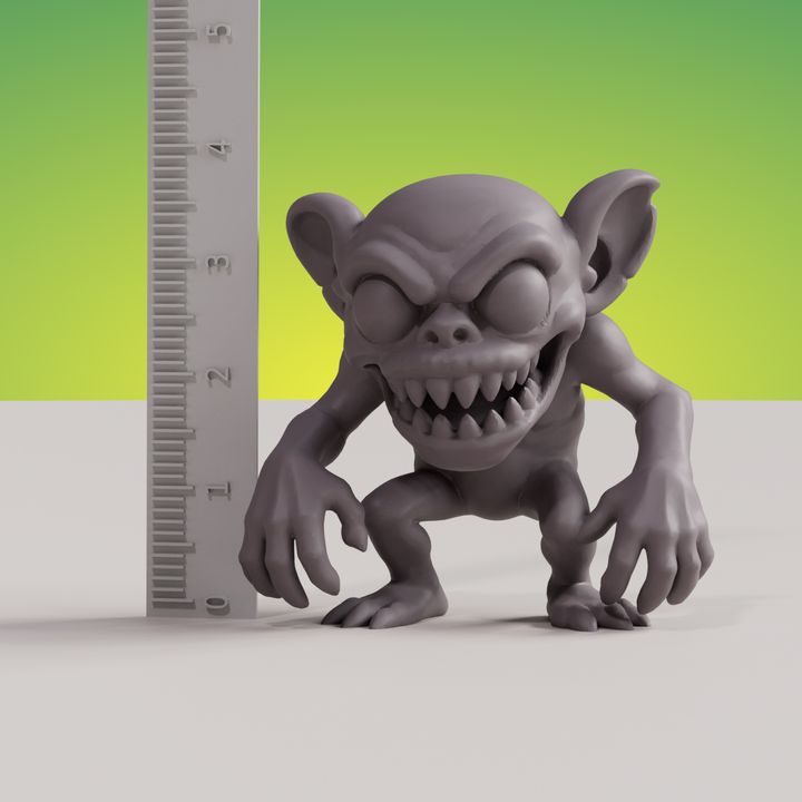 3D Printable Pocket Cryptids - Chupacabro by GeneseeMiniatures