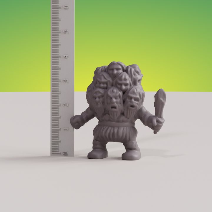 3D Printable Pocket Cryptids - Headed for Disaster by GeneseeMiniatures