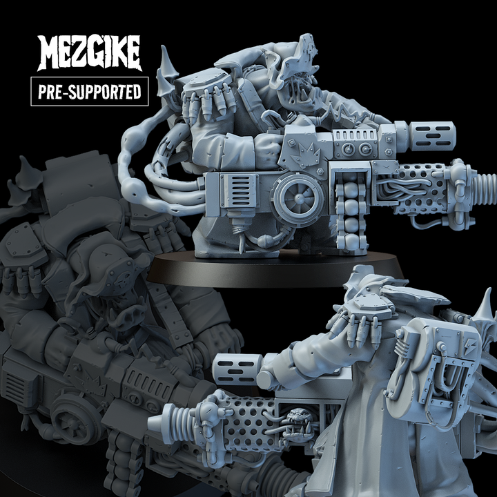 3D Printable Blitz boyz mob 'A' (pre-supported) by MEZGIKE