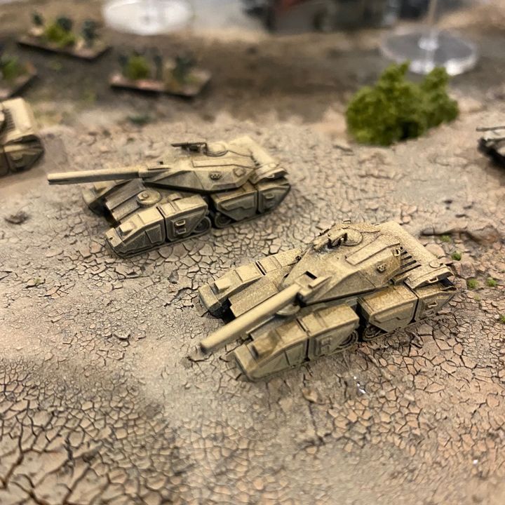 3D Printable 6mm Main Battle Tank with Railgun Turret by Reconquer ...