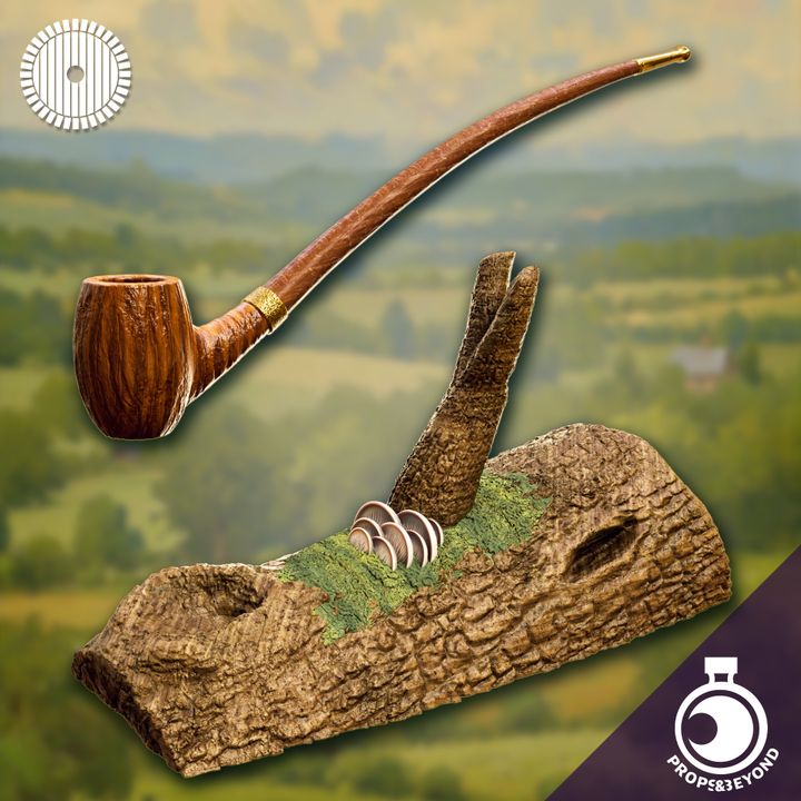 3D Printable Smoking Pipe by Props&Beyond