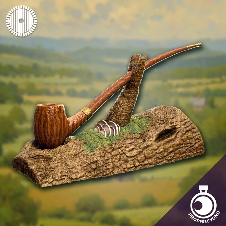 3D Printable Smoking Pipe by Props&Beyond