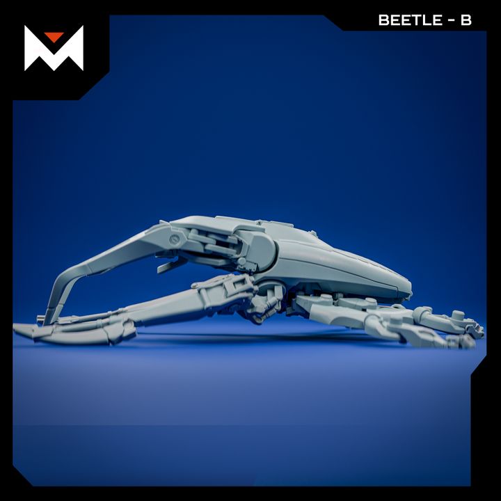 3D Printable Beetle-B by Mohammad hossein attaran