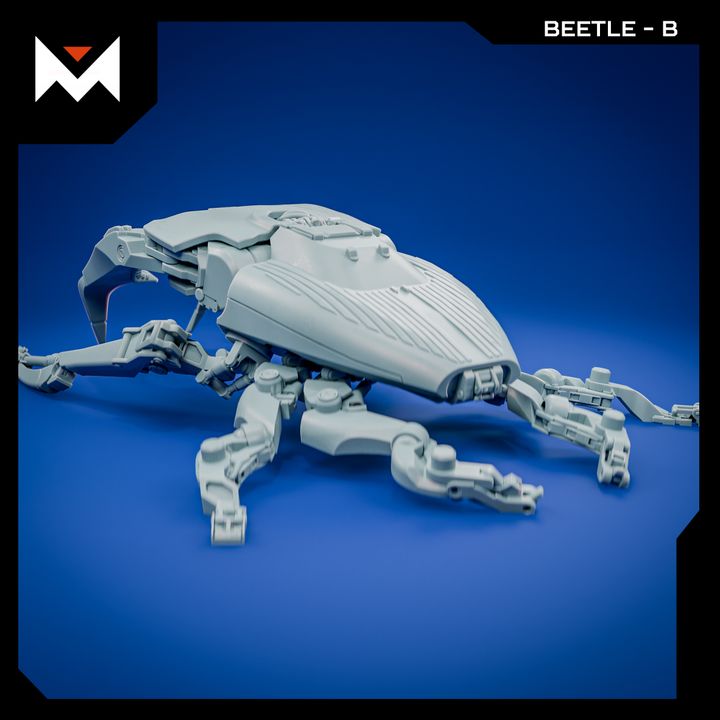 3D Printable Beetle-B by Mohammad hossein attaran