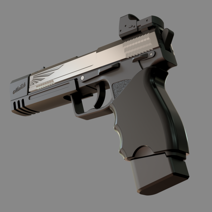 3D Printable Tactical deadeye Pistol | Stalker inspired 3D Printable ...