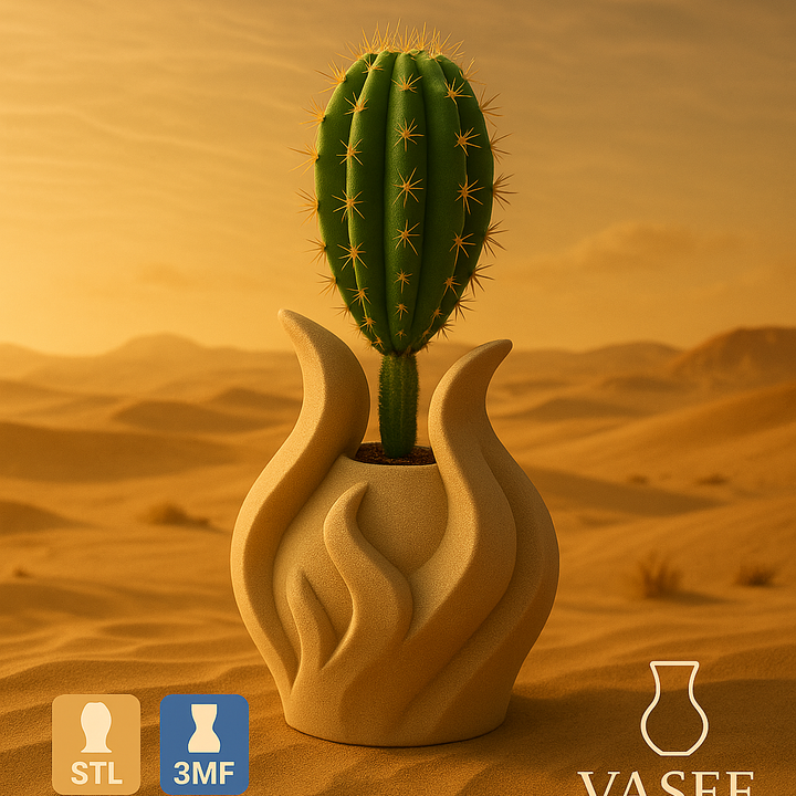 3D Printable Minimal Vibe Pot – Simple and Modern by krzysztof Owczarek