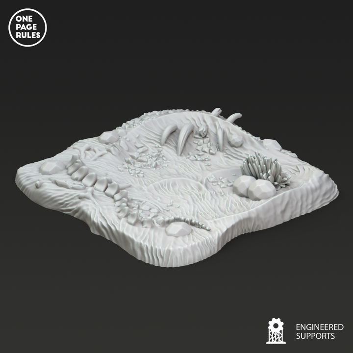 3D Printable Desert Area Terrain by One Page Rules
