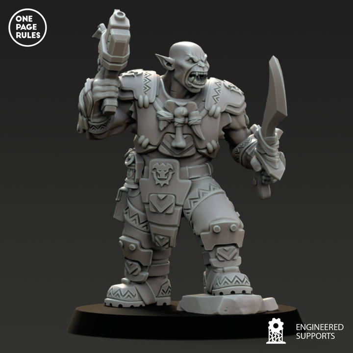 3D Printable Veterans - Orc Marauders by One Page Rules