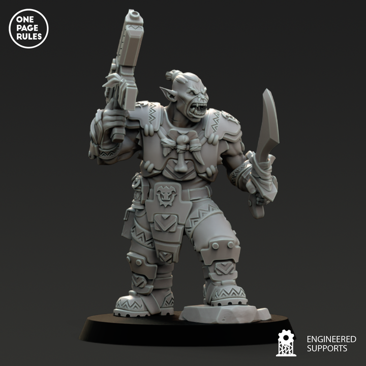 3D Printable Veterans - Orc Marauders by One Page Rules