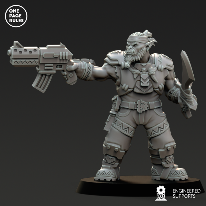 3D Printable Veterans - Orc Marauders by One Page Rules