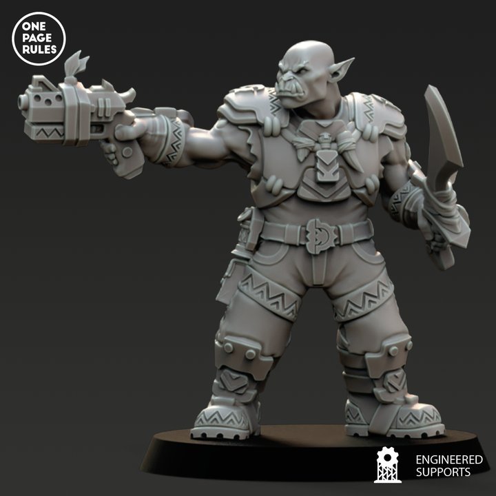 3D Printable Veterans - Orc Marauders by One Page Rules