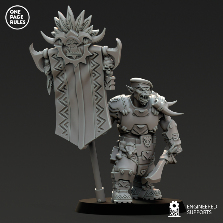 3D Printable Veterans - Orc Marauders by One Page Rules