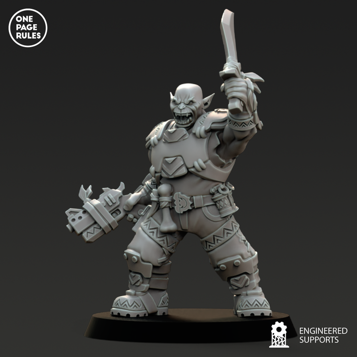 3D Printable Veterans - Orc Marauders by One Page Rules
