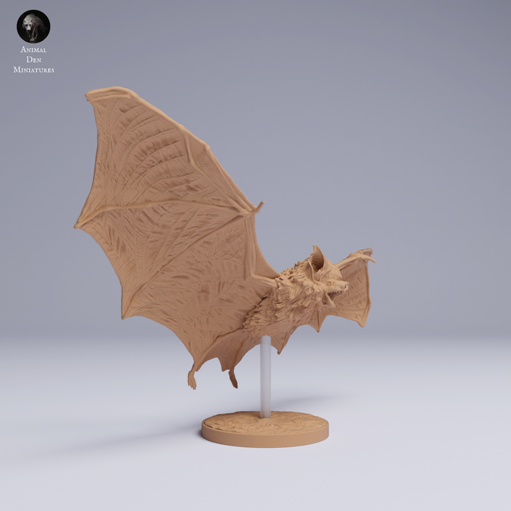 3D Printable Kitti's Hog-Nosed (Bumblebee) Bat Flying by Animal Den ...
