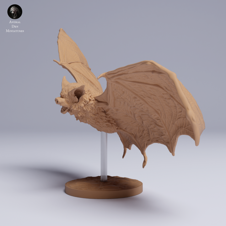 3D Printable Kitti's Hog-Nosed (Bumblebee) Bat Flying by Animal Den ...
