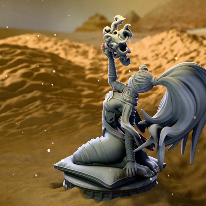 3D Printable Asetra the Seeress by Anexeo's Minis Forge