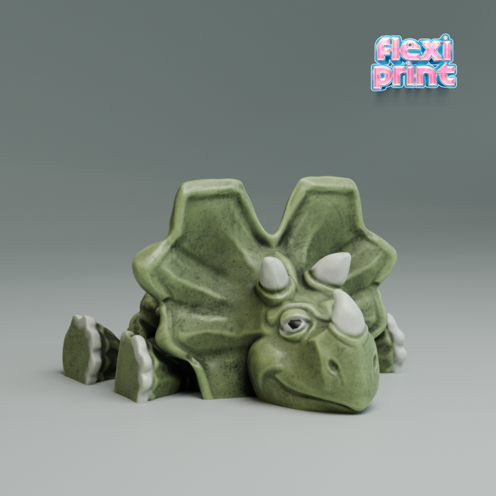 3D Printable Triceraptors | FlexiPrint by Flexi Print