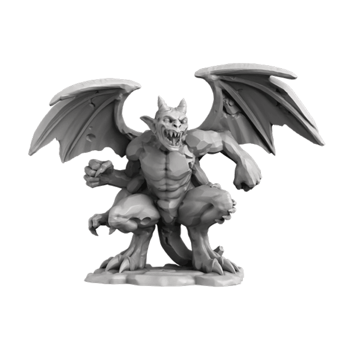 3D Printable Guardian Gargoyle by Next Level Miniatures