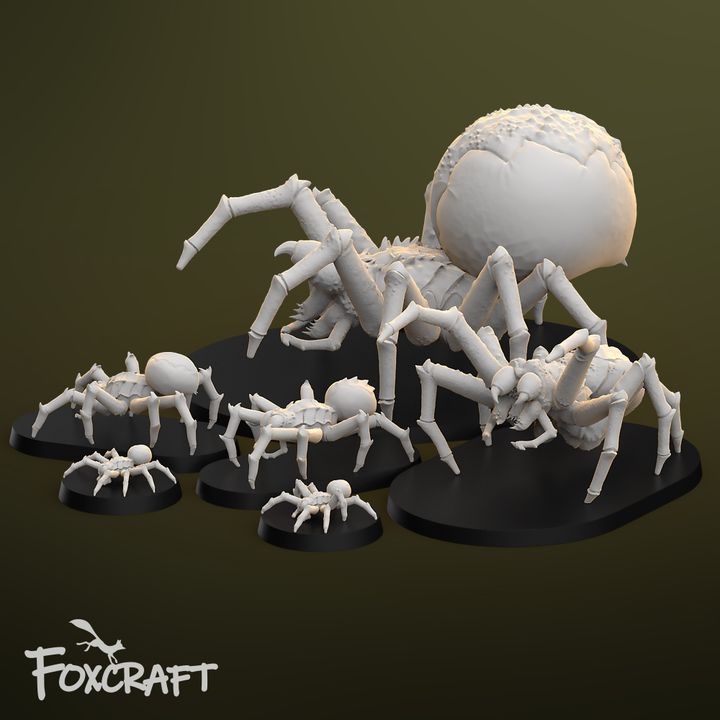 3D Printable Brood of the Spider Queen by FoxCraft Creations
