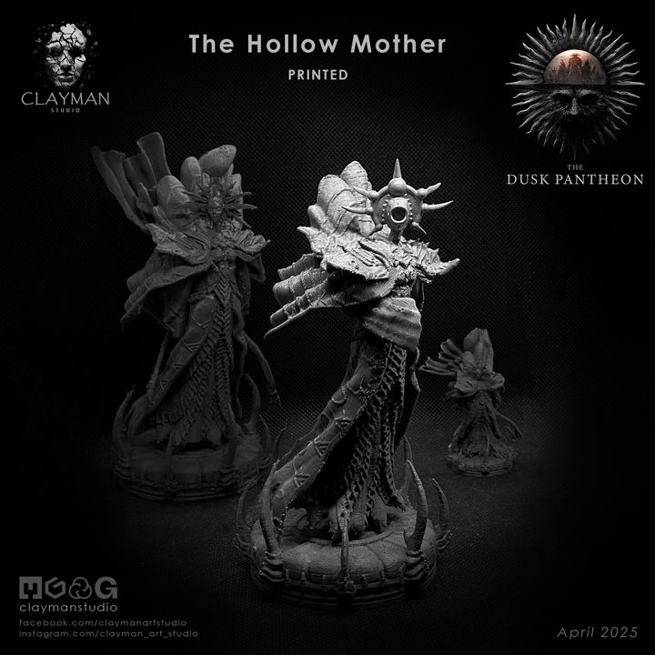 3D Printable The Hollow Mother by Clayman Studio