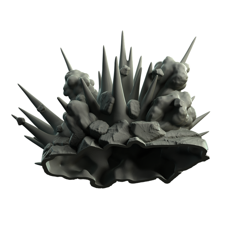 3D Printable 048 Explosion Effect by Printerra Studios