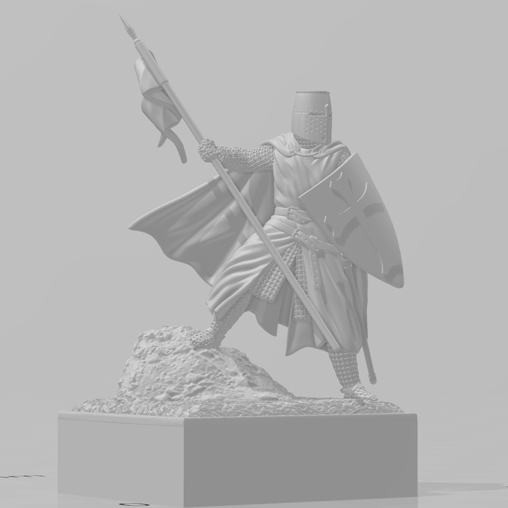 3D Printable Medieval Hospitaller Knight - Display by Northern Crusades ...