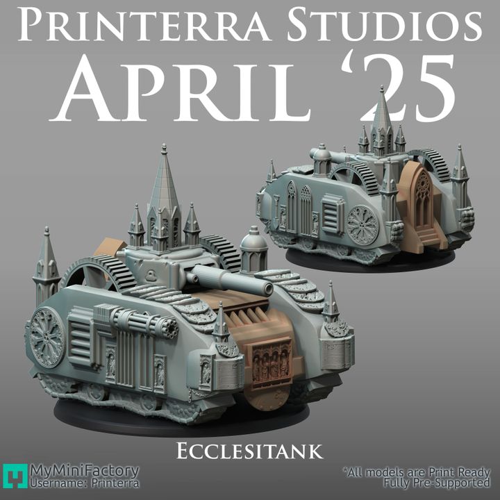 3D Printable 049 BELTHAZARK gospel defender ecclesitank by Printerra ...