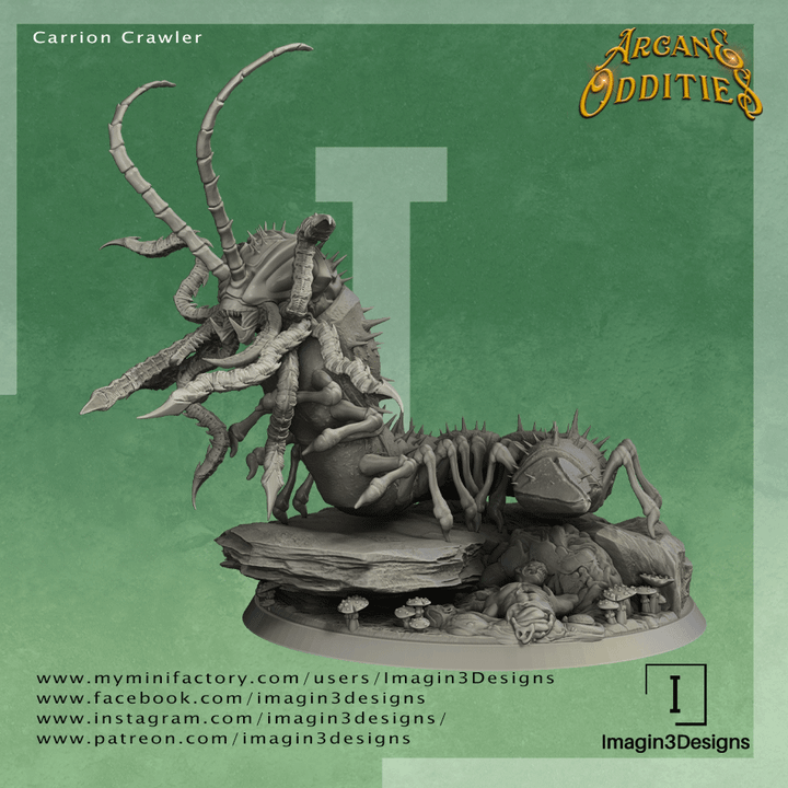 3D Printable Carrion Crawler by Imagin3Designs